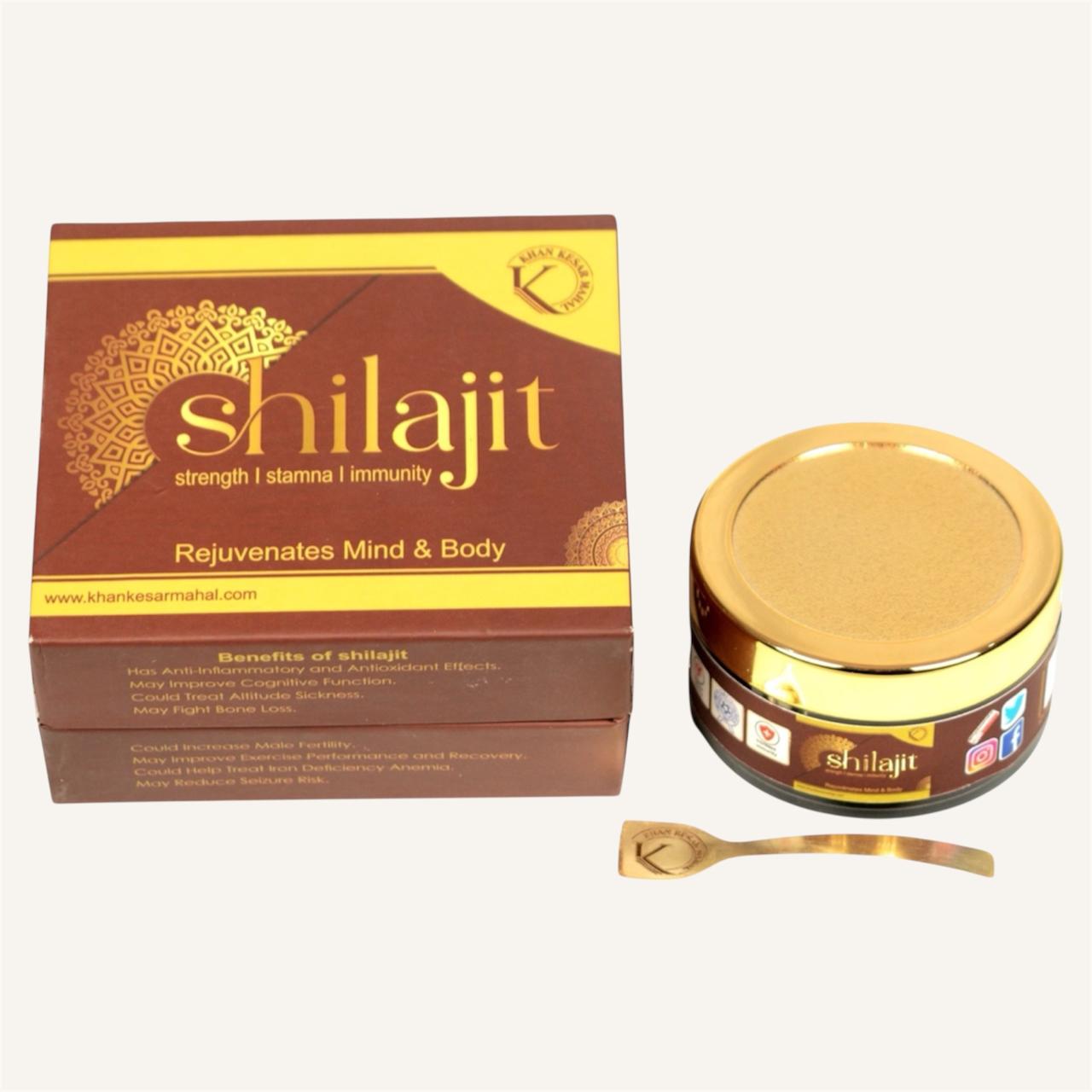 Pure Himalayan Shilajit (Half Course) – Khan Kesar Mahal Pvt.Ltd
